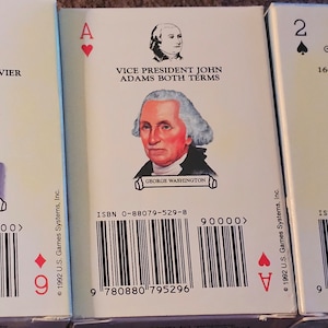Presidents Card Game Set 3 Decks American History Channel Lincoln ...