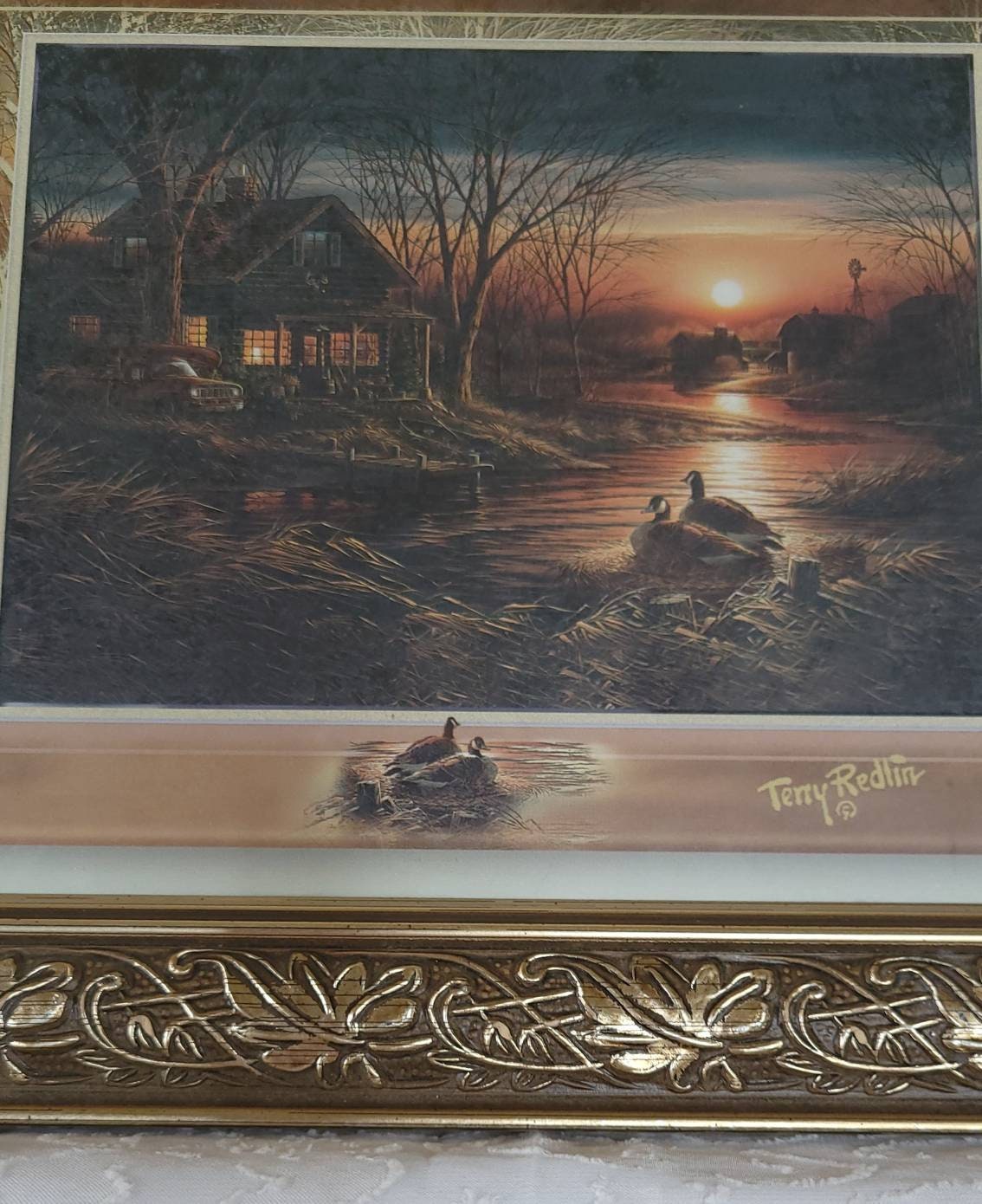 Vintage 1999 Bradford Exchange Terry Redlin twilight Serenity Gallery ...