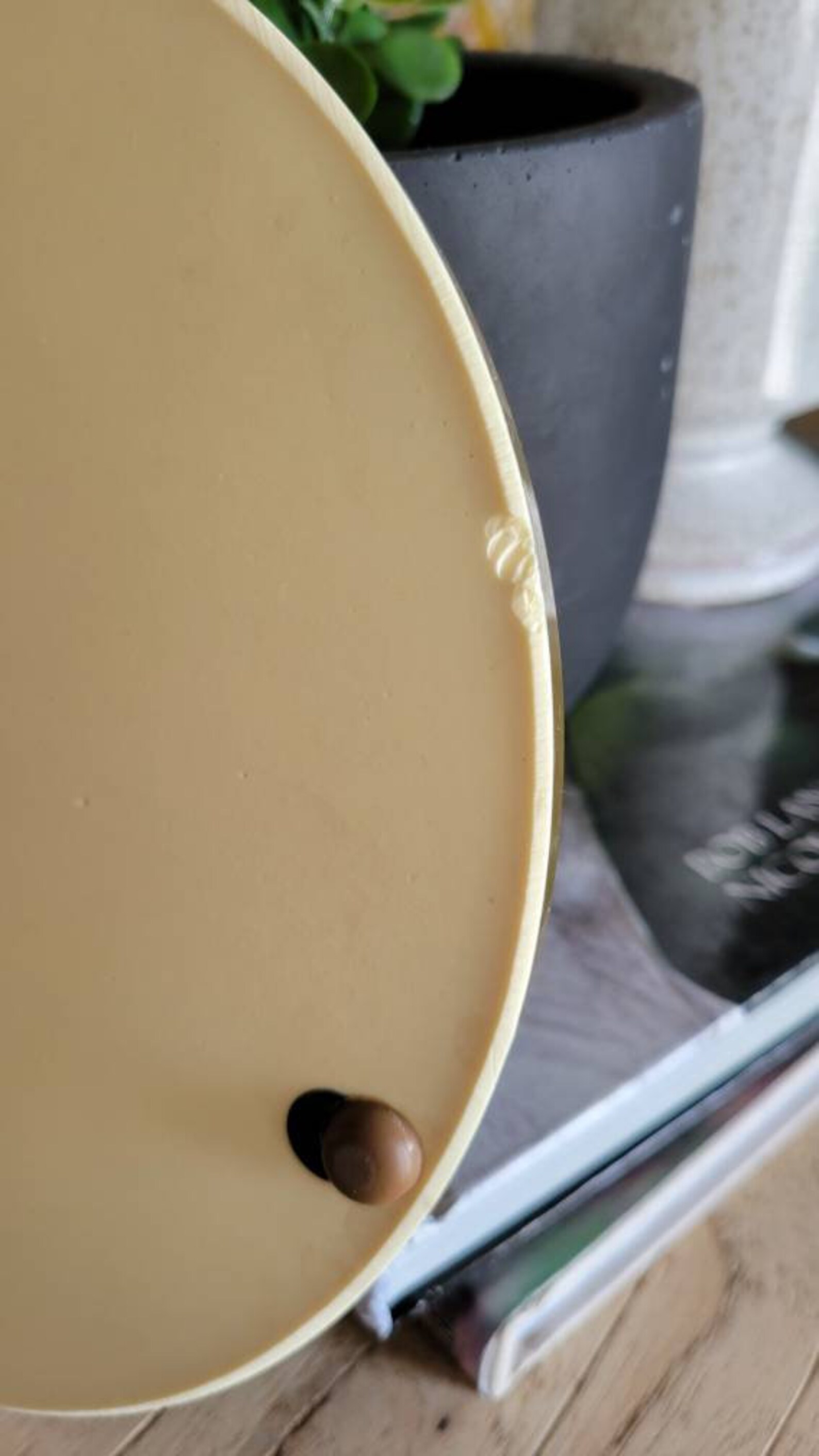 Lucite Acrylic Trivet Pot Holder With Dried Plants in Pots | Etsy