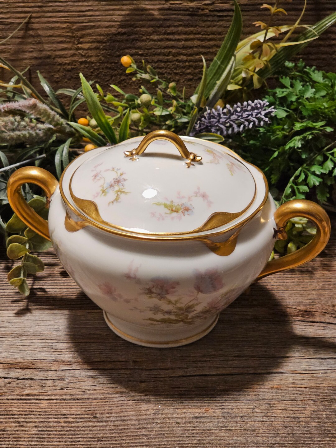 Rare Pattern Haviland Limoges Floral Pattern 23582 the Carson Crockery ...