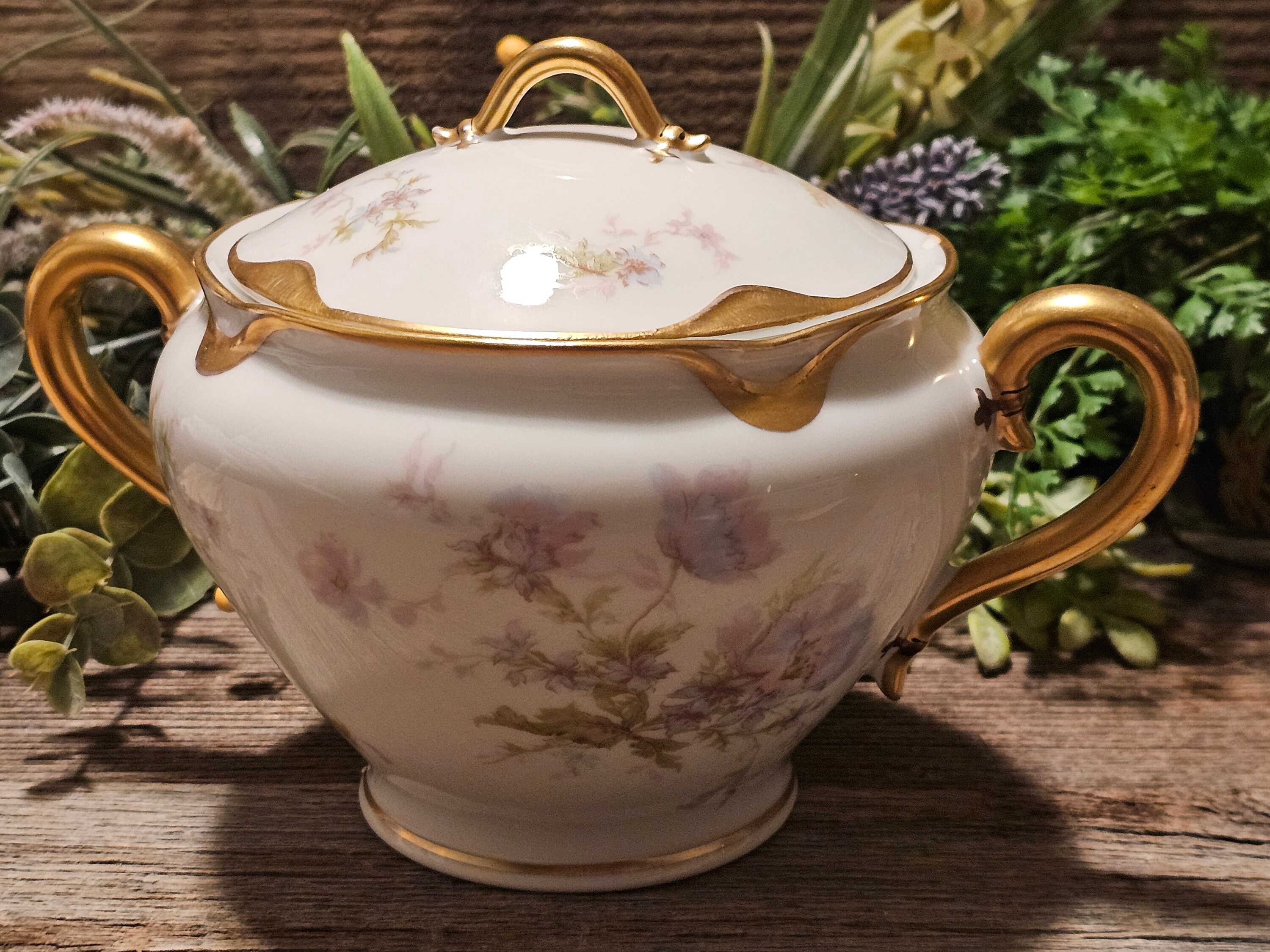 Rare Pattern Haviland Limoges Floral Pattern 23582 the Carson Crockery ...