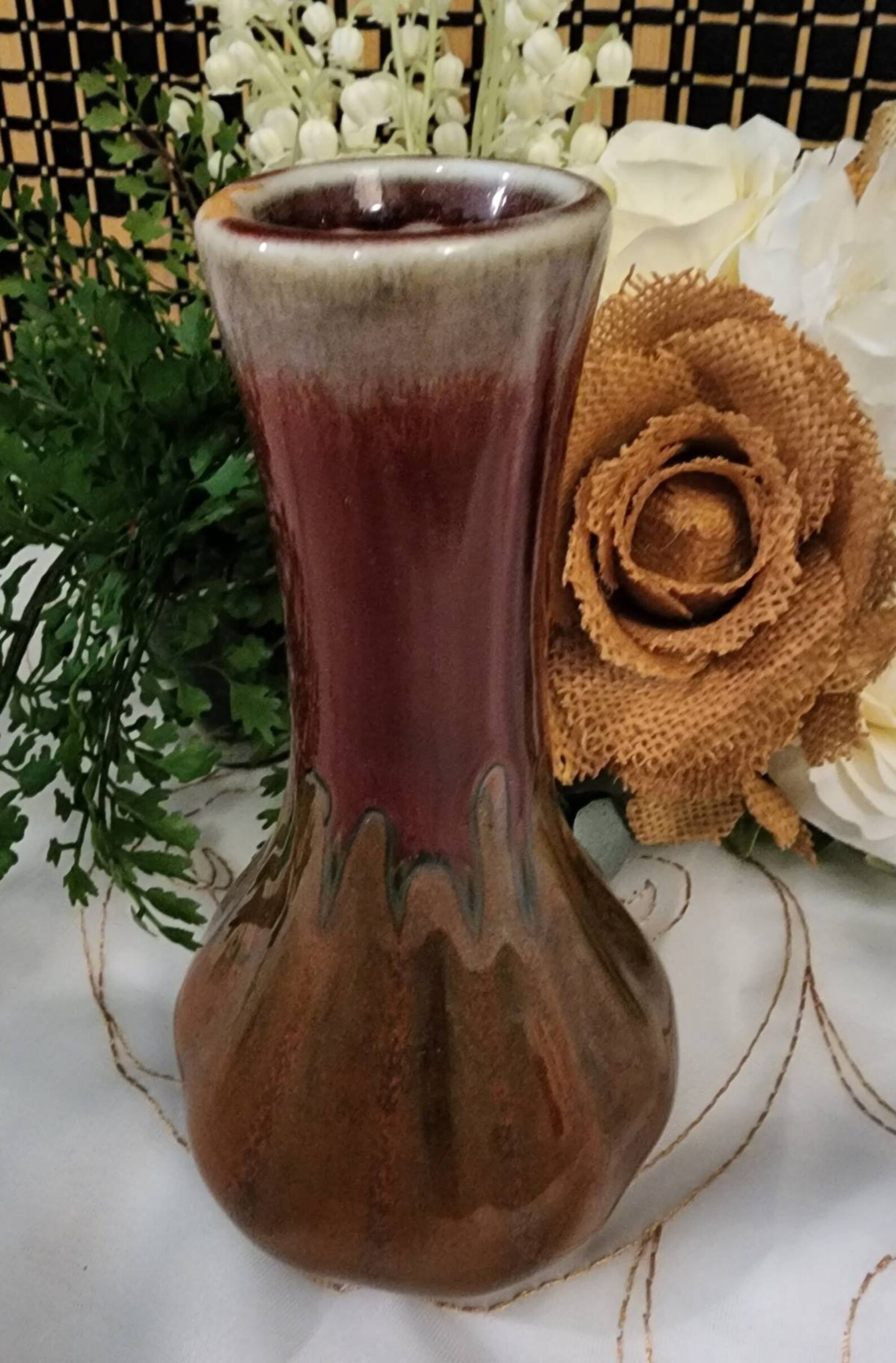 Vintage Hosley Potteries Art Pottery Ceramic Vase - Etsy