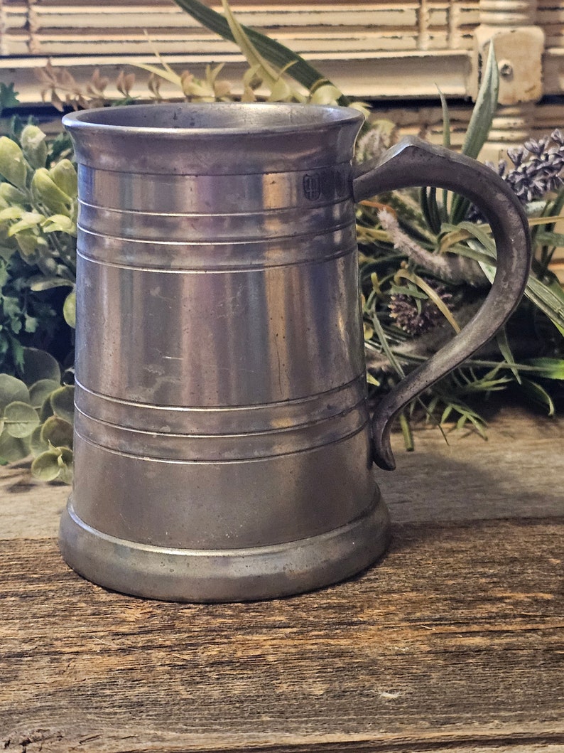 Vintage Sheffield English Pewter Handle Tankard Made in England - Etsy