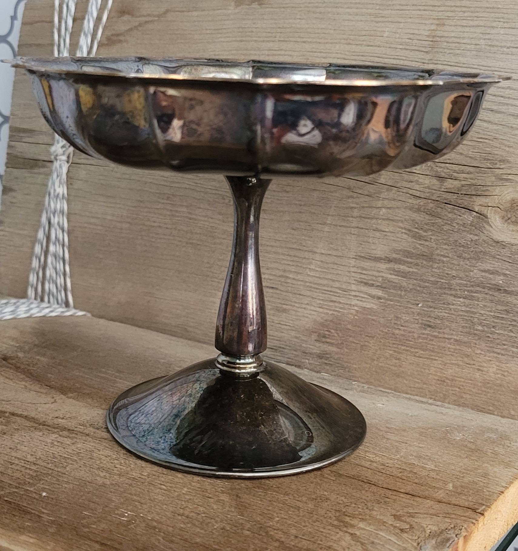 Chippendale International Silver Company 6398 Pedestal Candy - Etsy