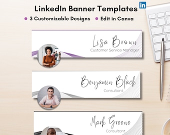 Linkedin Banner | Instant Download | Professional Linkedin Banner ...