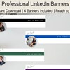 Linkedin Banner Instant Download Professional Linkedin Banner ...