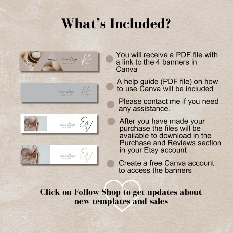 Linkedin Banner Canva Bundle | Instant Download | Professional Linkedin ...