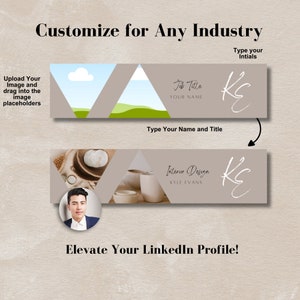 Linkedin Banner Canva Bundle | Instant Download | Professional Linkedin ...