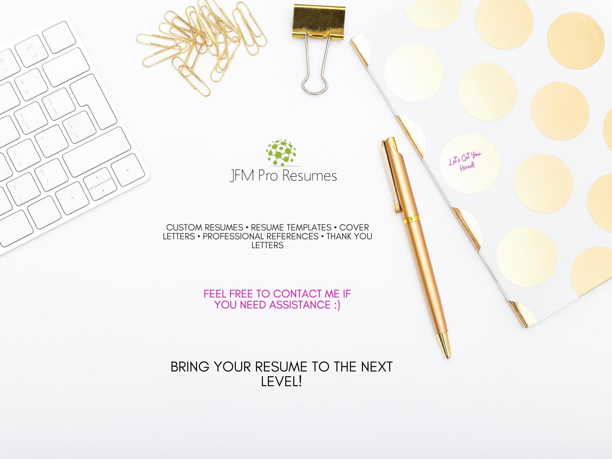 Clean and Professional References Template- Easy to Customize, Instant ...