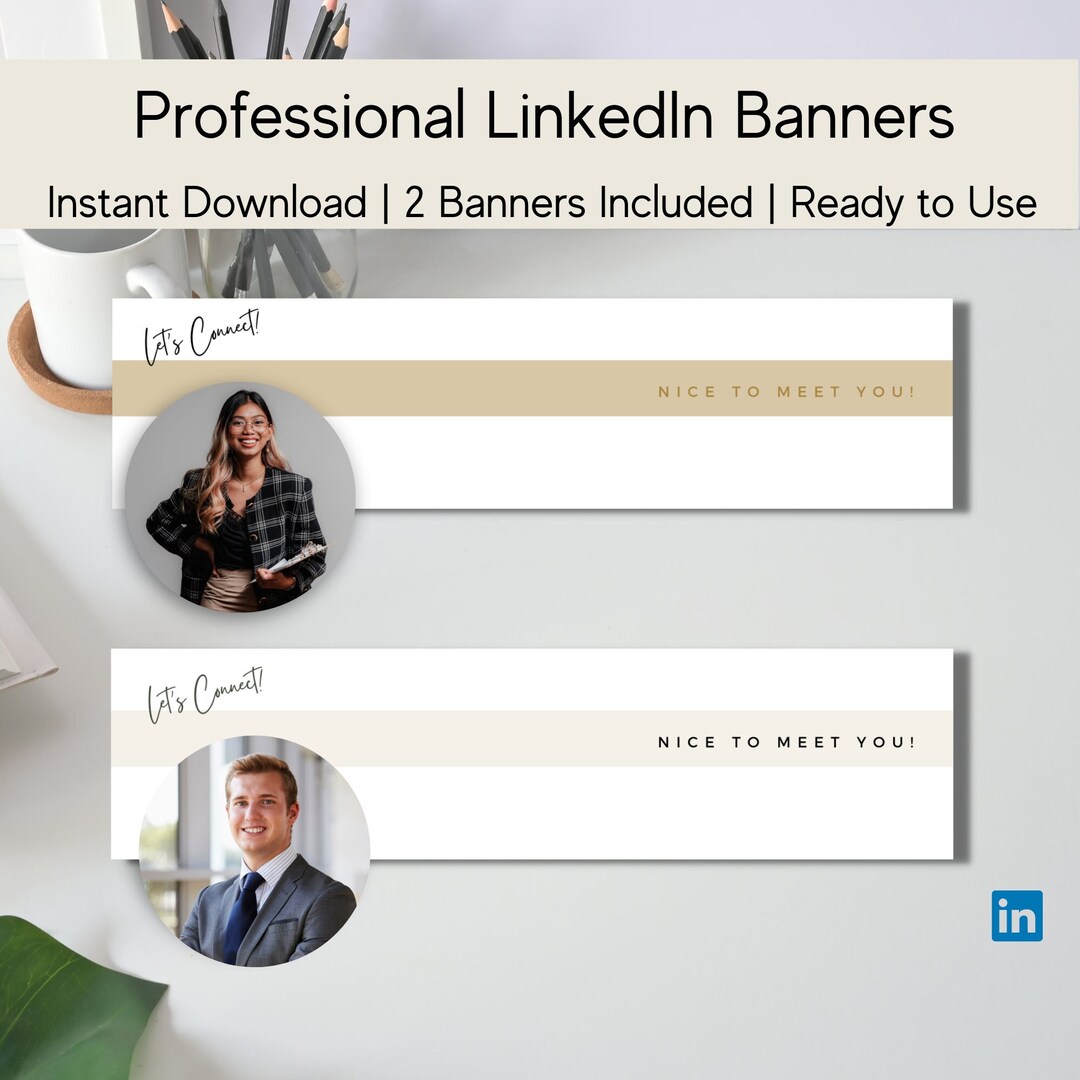Linkedin Banner | Instant Download | Professional Linkedin Banner ...