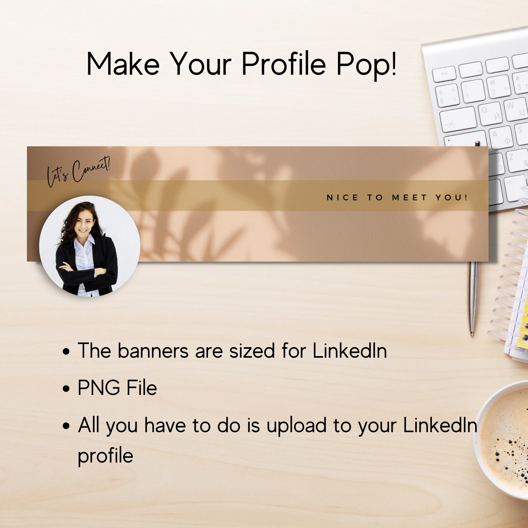 Linkedin Banner | Instant Download | Professional Linkedin Banner ...
