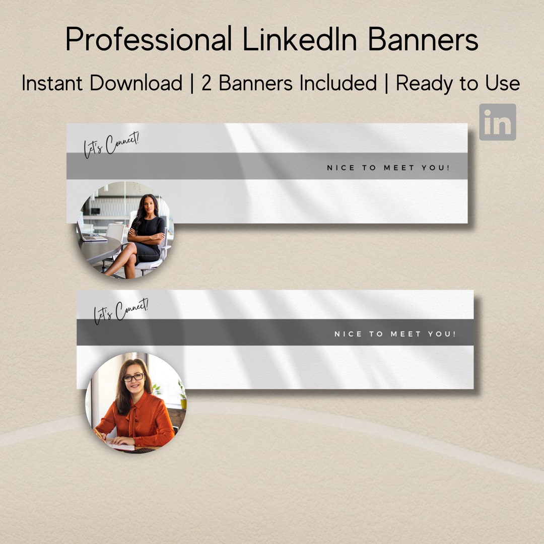 Linkedin Banner | Instant Download | Professional Linkedin Banner ...