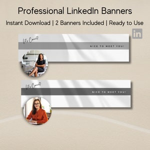Linkedin Banner Instant Download Professional Linkedin Banner ...