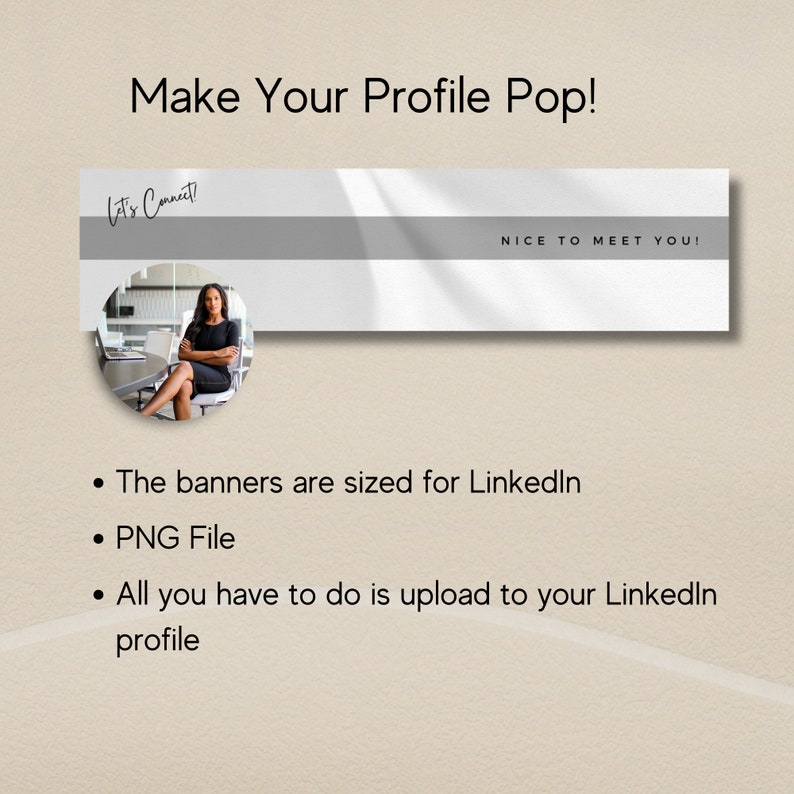 Linkedin Banner | Instant Download | Professional Linkedin Banner ...