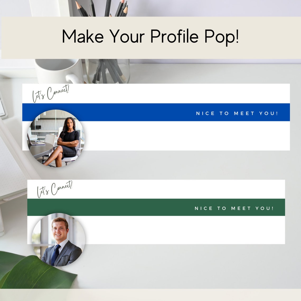 4 Linkedin Banner | Instant Download | Professional Linkedin Banner ...