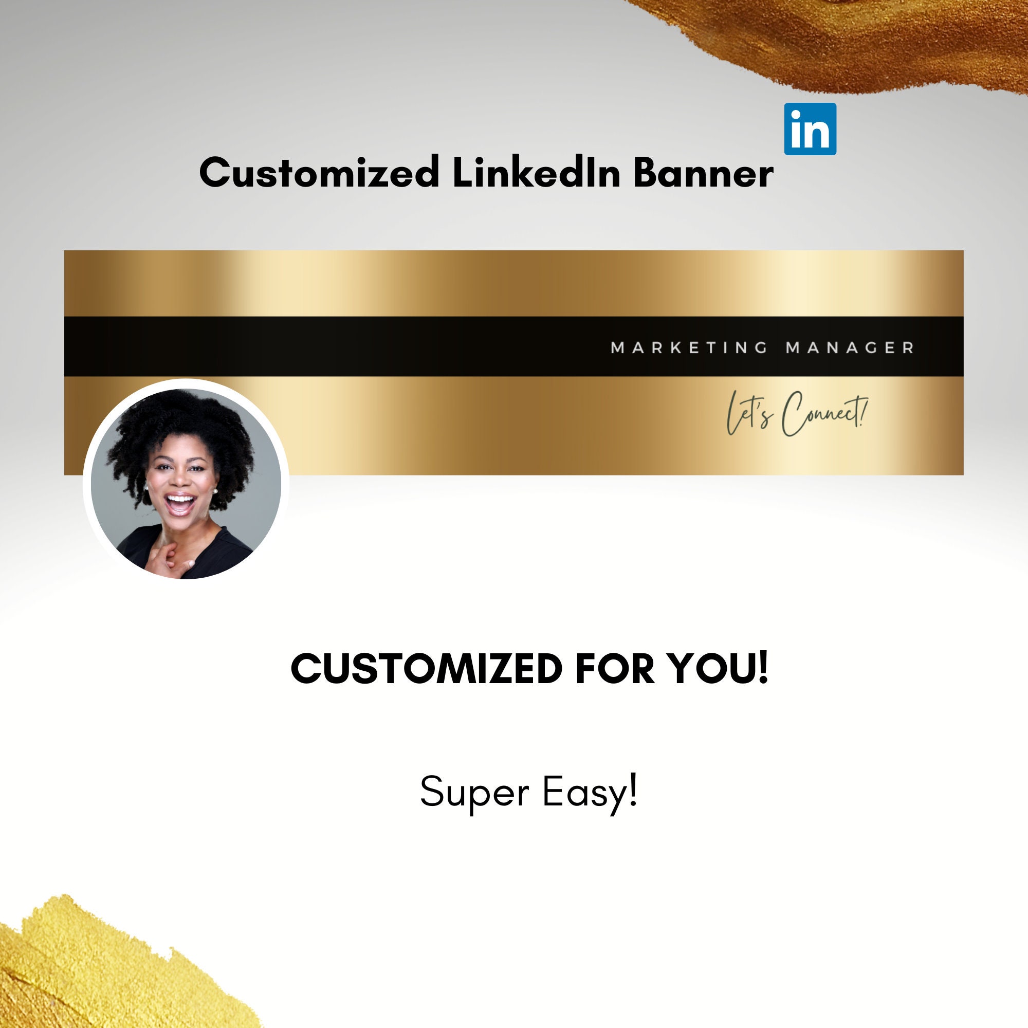 Custom Linkedin Banner, Linkedin Cover Design - Etsy