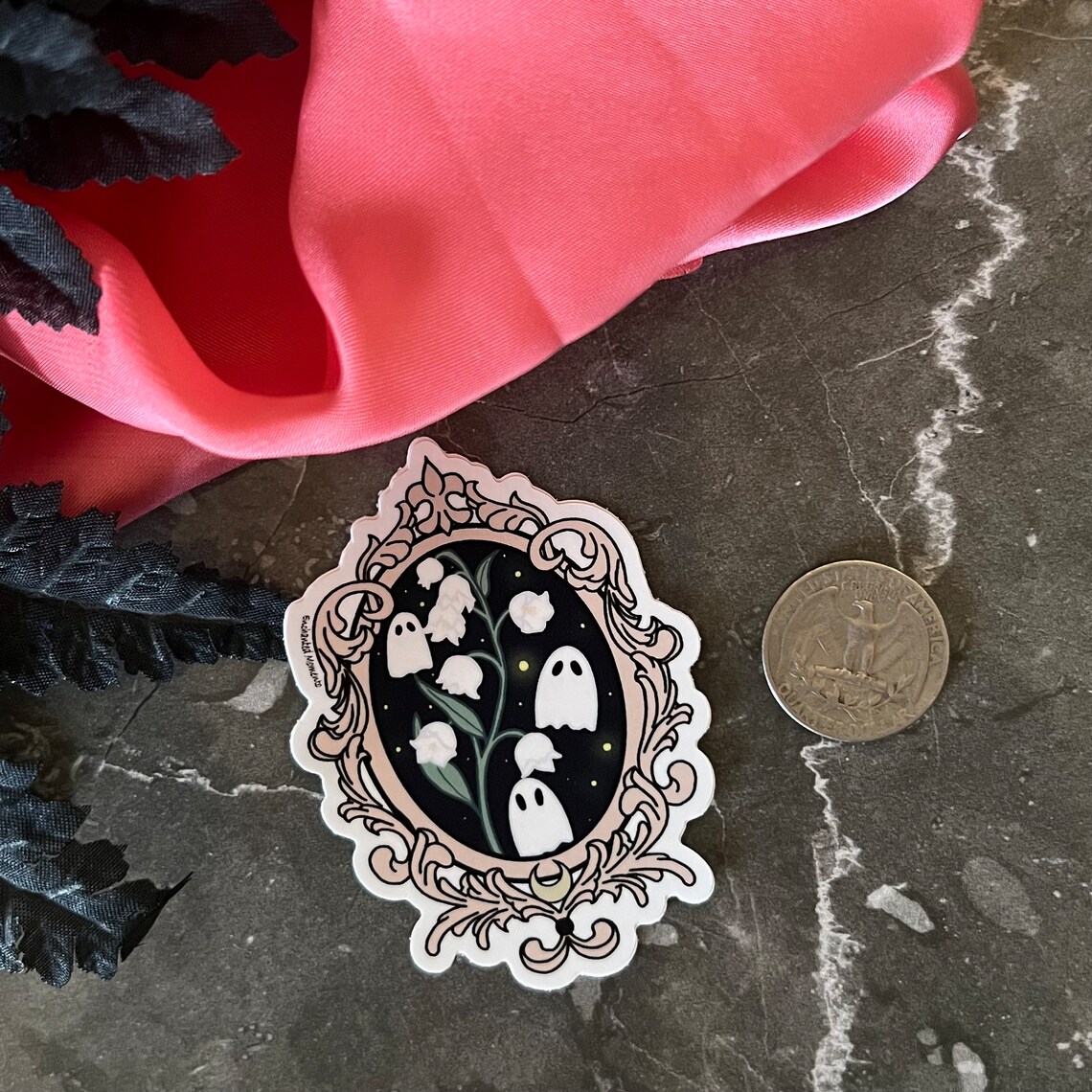 Enchanted Forest Floating Ghosts Lily of the Valley Glossy - Etsy
