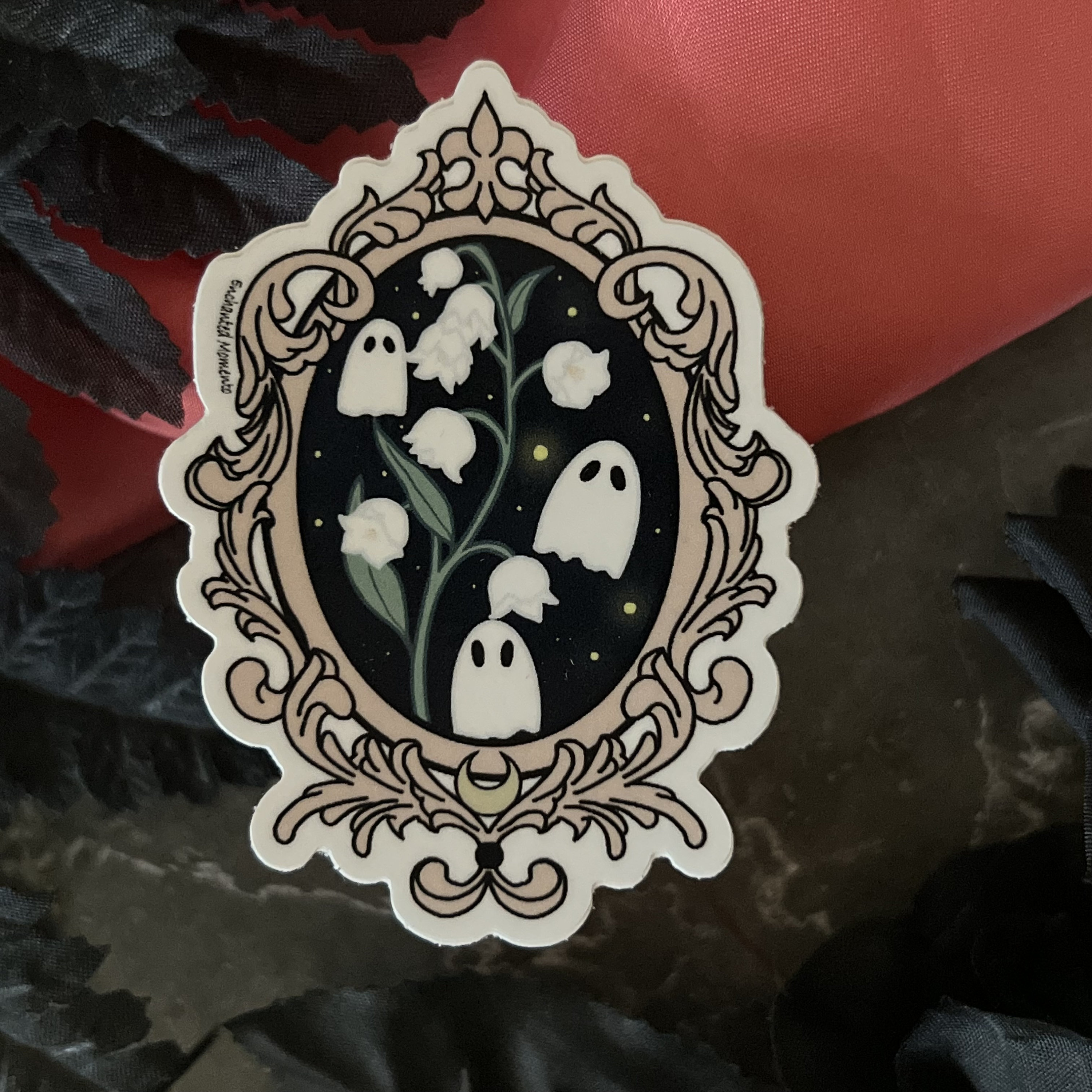 Enchanted Forest Floating Ghosts Lily of the Valley Glossy - Etsy