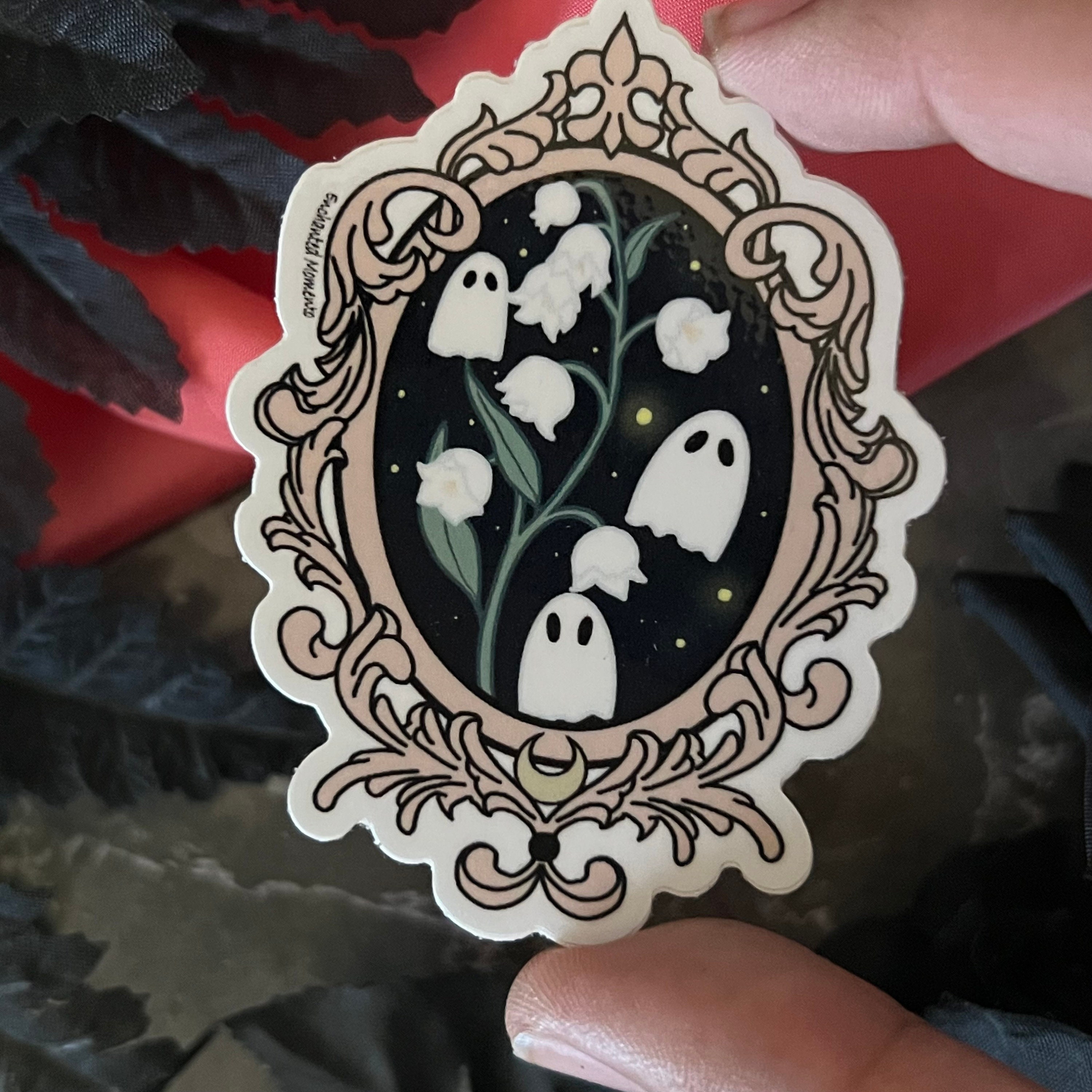 Enchanted Forest Floating Ghosts Lily of the Valley Glossy - Etsy