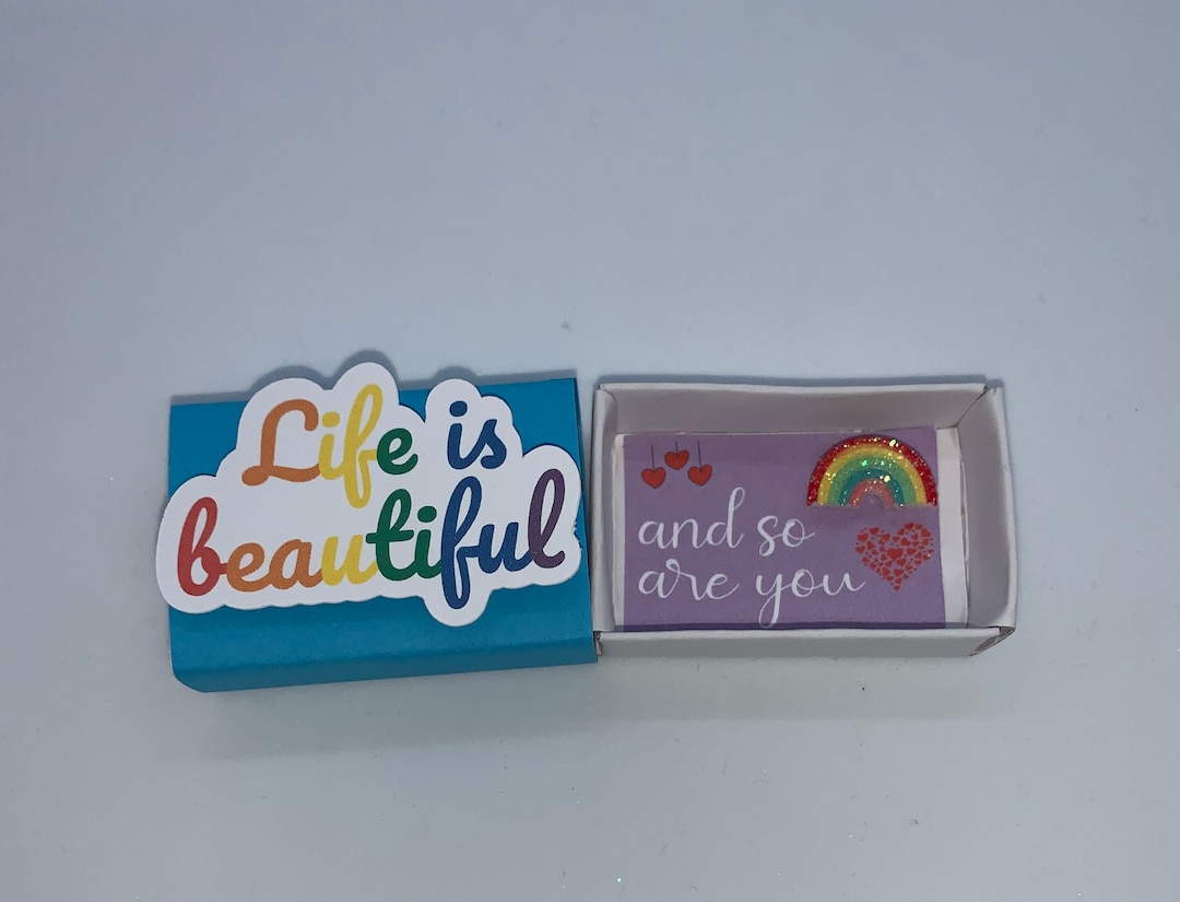 Matchbox Life is Beautiful and so Are You - Etsy