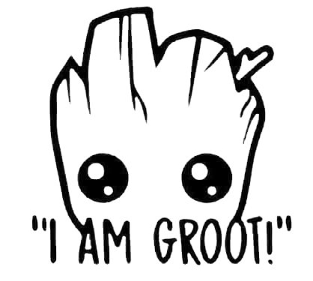 I Am Groot Vinyl Decal - Etsy