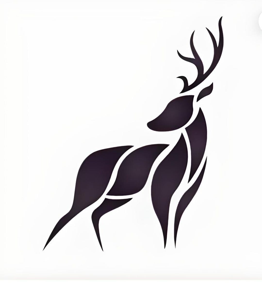 Deer Vinyl Decal - Etsy