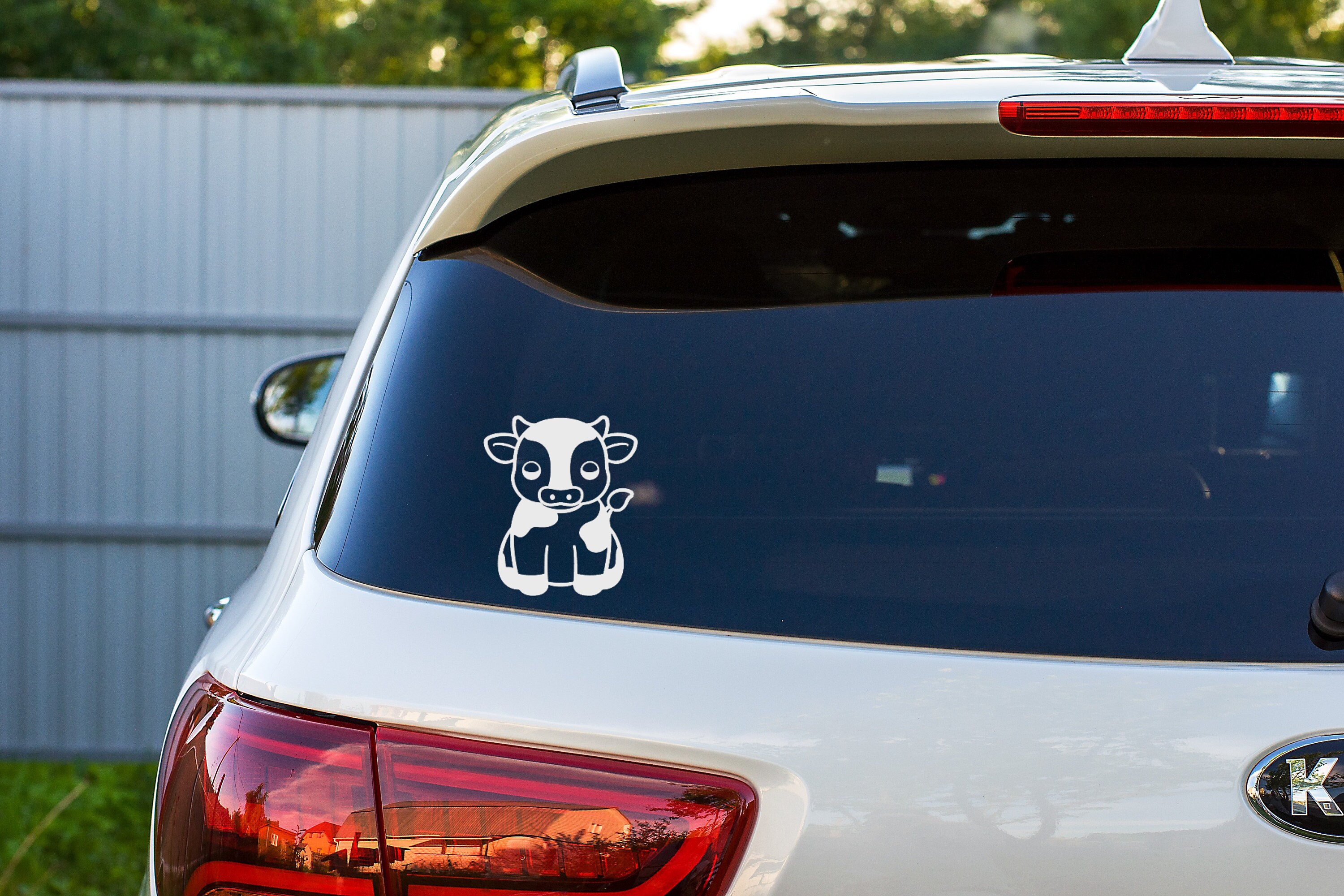 Cute Cow Vinyl Decal - Etsy