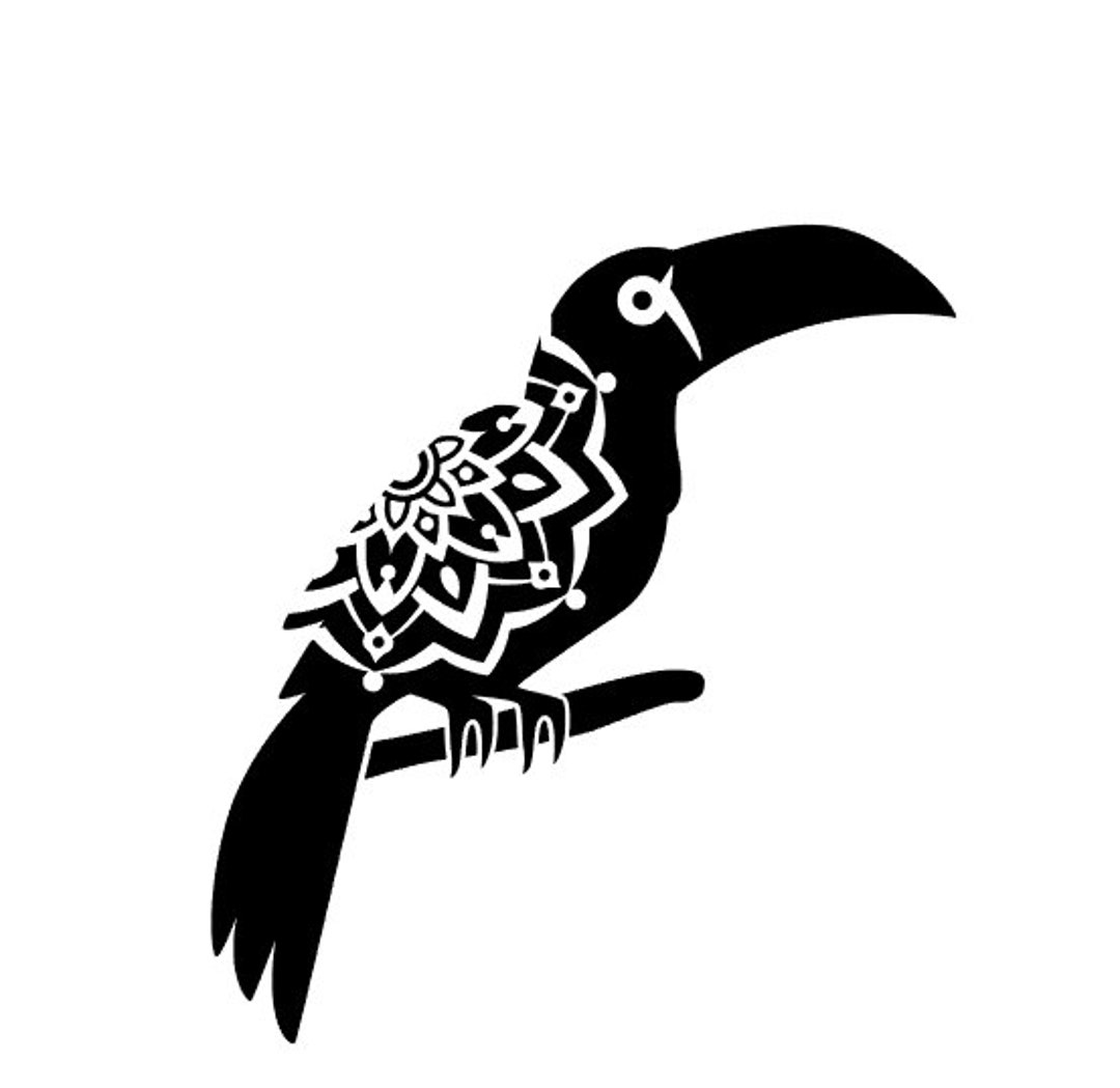 Mandala Toucan Vinyl Decal - Etsy