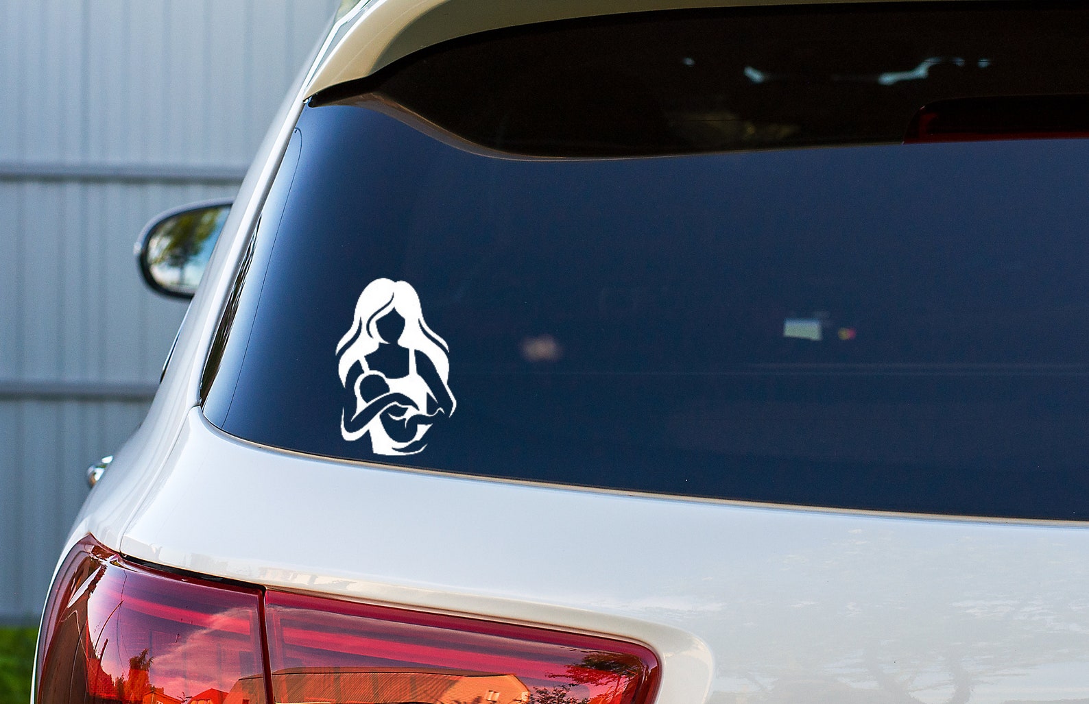 Mother With Baby Vinyl Decals - Etsy