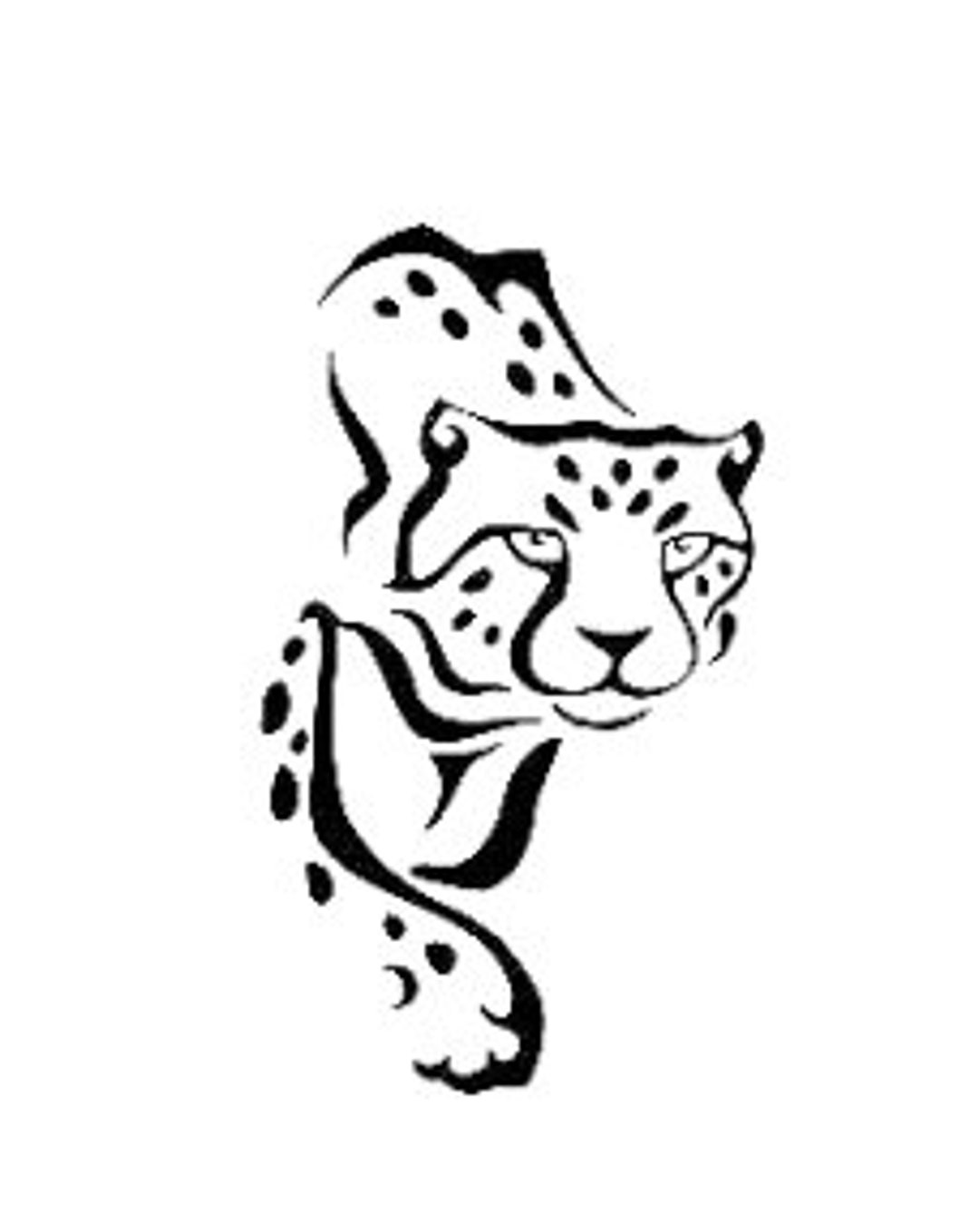 Cheetah Vinyl Decal - Etsy