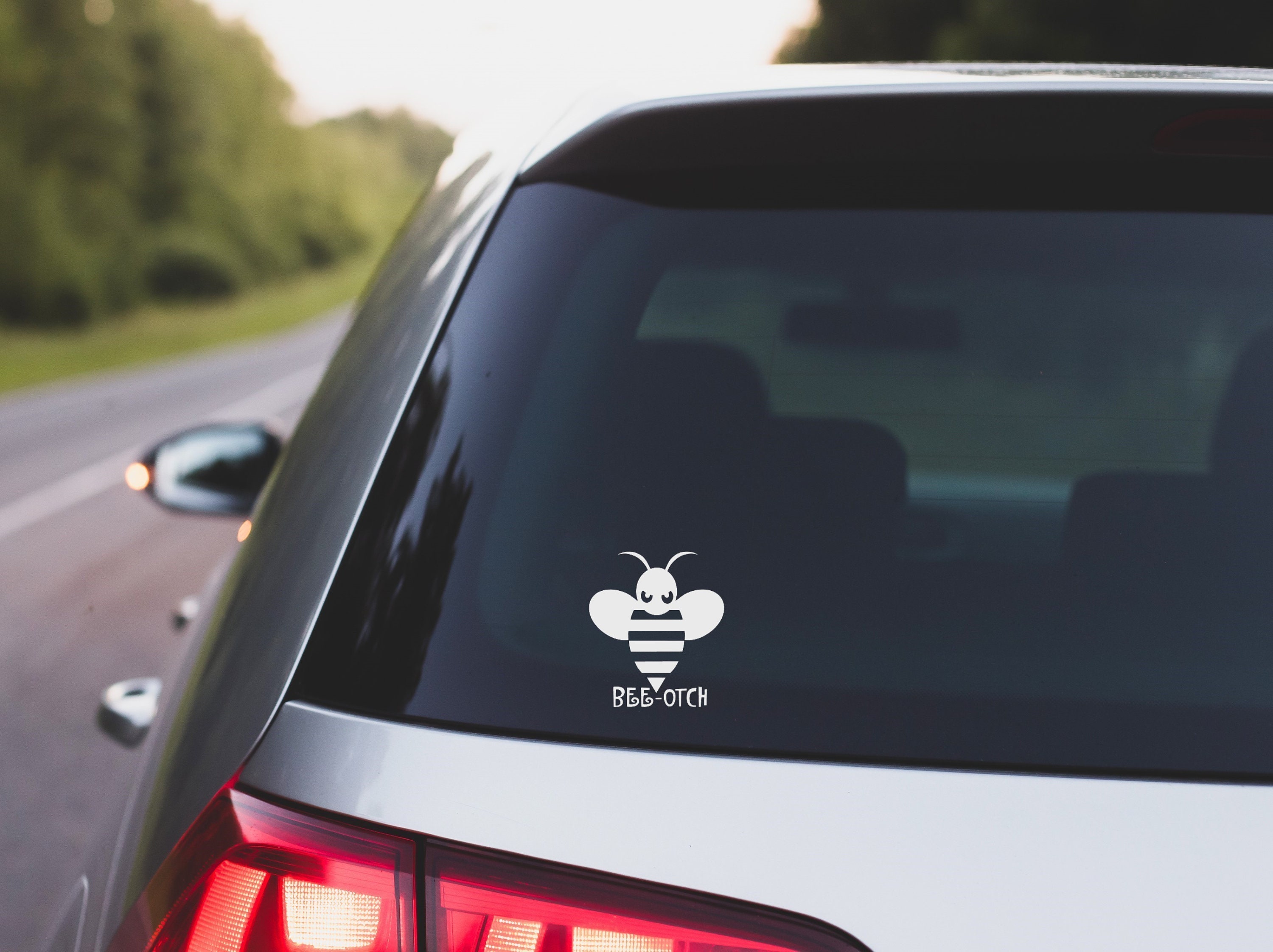 Bee-otch Vinyl Decal - Etsy