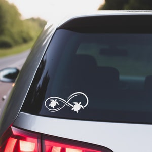 Infinity Sea Turtle Vinyl Decal - Etsy