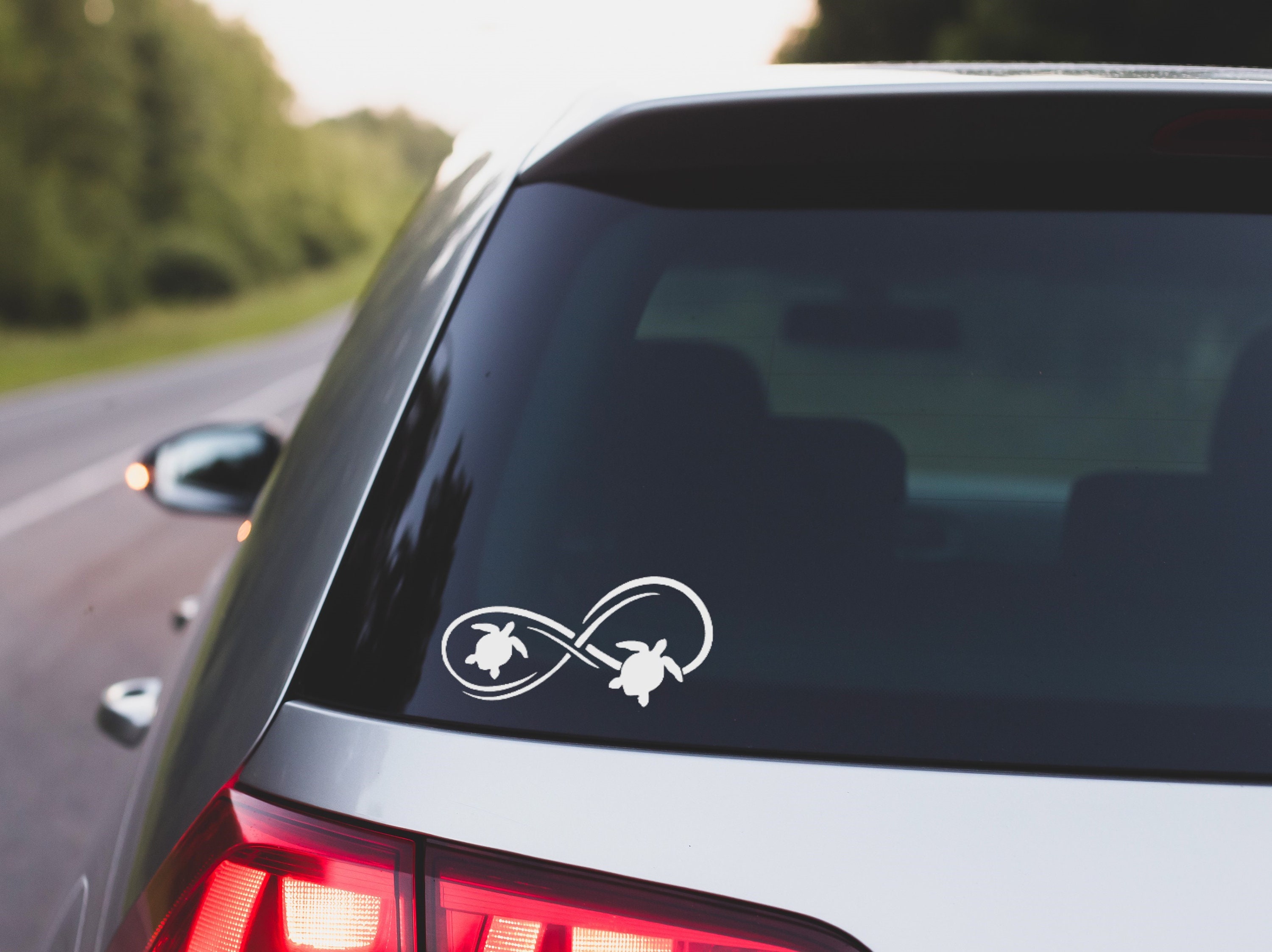 Infinity Sea Turtle Vinyl Decal - Etsy