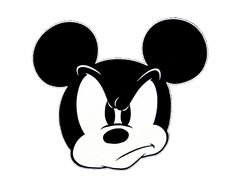 Angry Mickey Vinyl Decal - Etsy