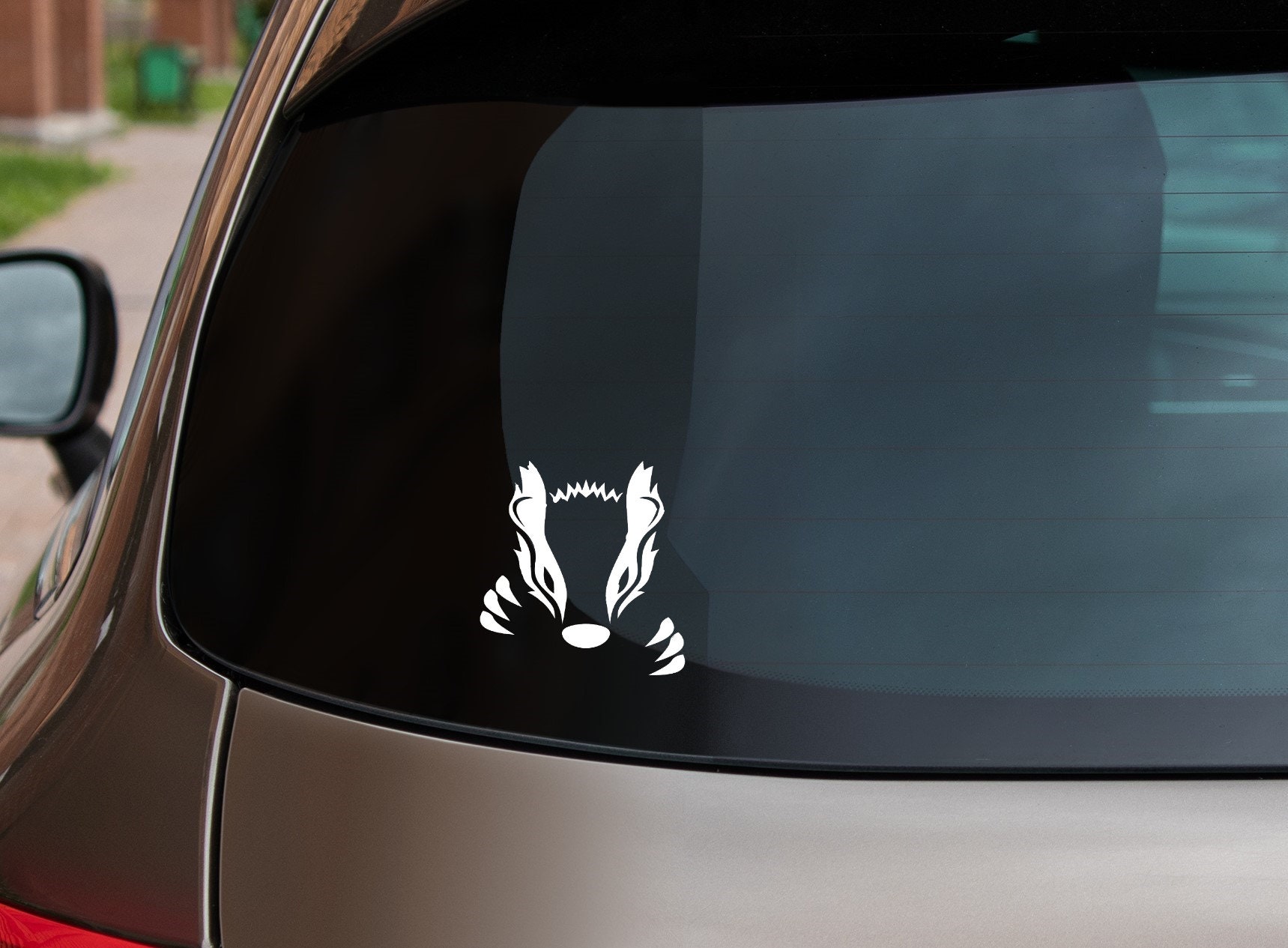 Badger Vinyl Decal - Etsy
