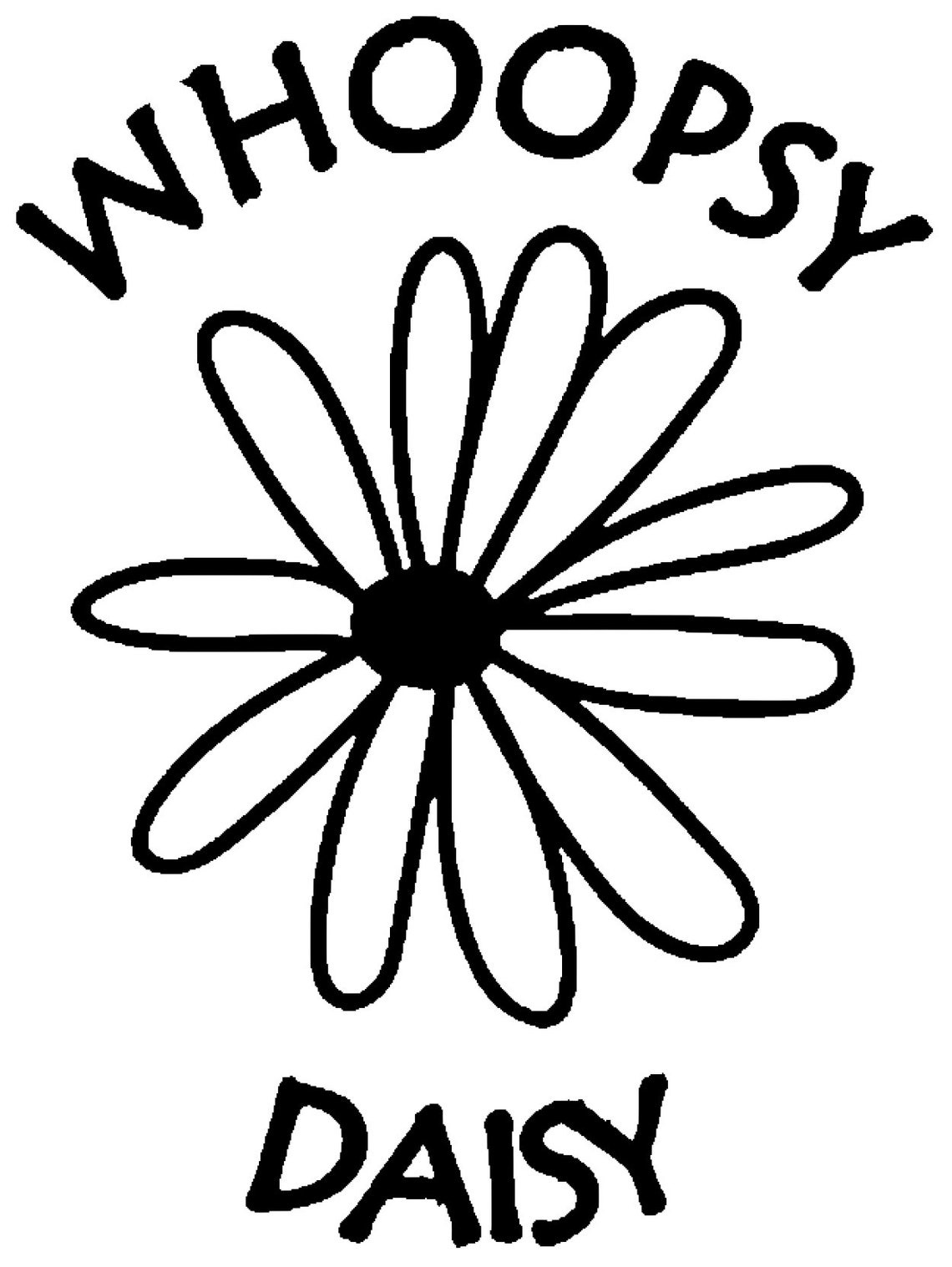 Whoopsy Daisy Vinyl Decal - Etsy Australia