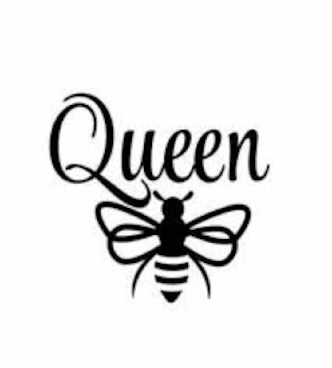 Queen Bee Vinyl Decal - Etsy