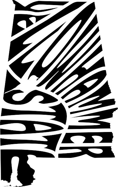 Alabama Nickname State Vinyl Decal - Etsy