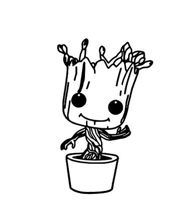 Baby Groot Vinyl Decal - Etsy