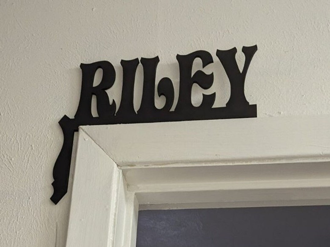 Customize Name Door Topper, Door Topper, Personalized Name Sign - Etsy