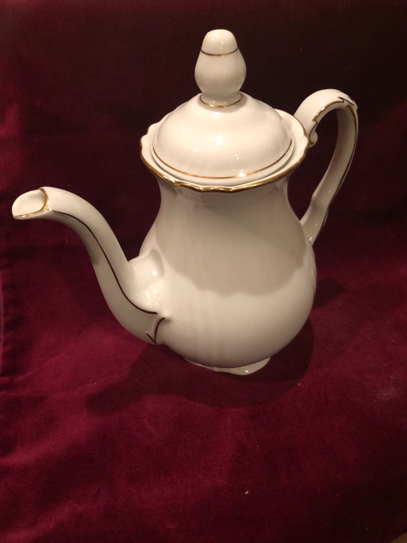 Vintage Winterling Bavaria China Ivory & Gold Coffee Set - Etsy