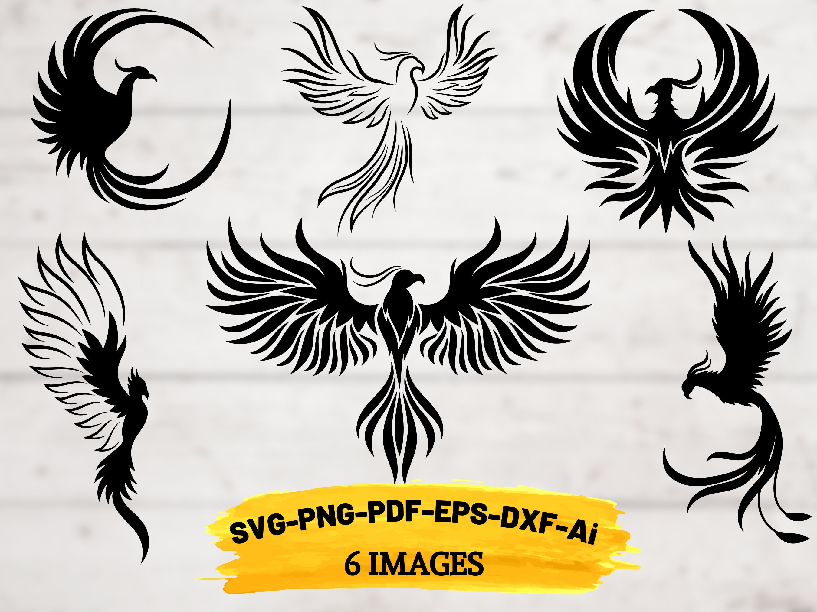 Phoenix Rising Vector - Etsy