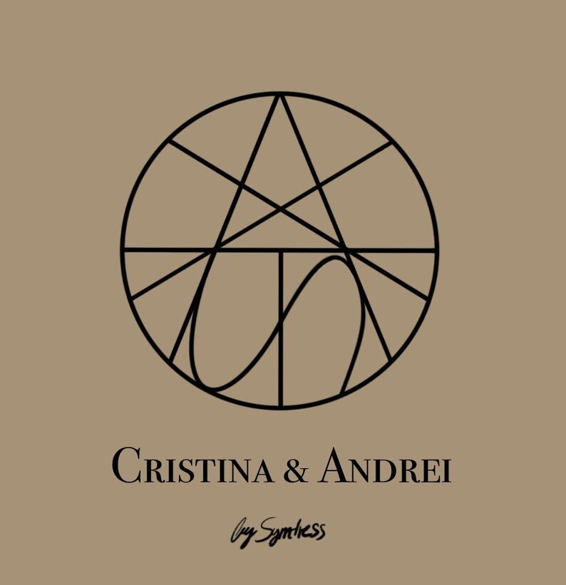 PERSONALIZED NAME Logo/two Names in One Individual - Etsy