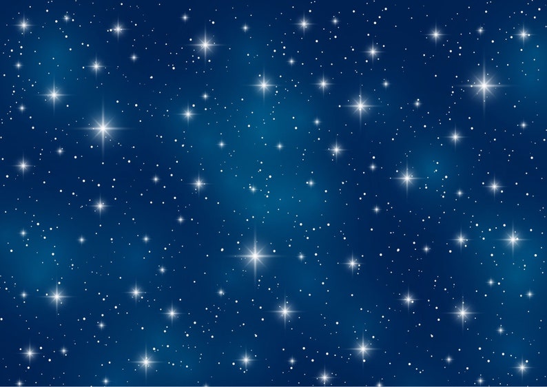 Stars Backdrop, Starry Night Backdrop Giant Size Options From W7ft X ...