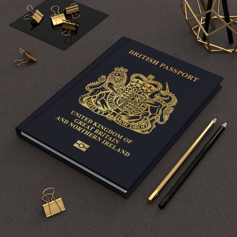 New British Passport Hardcover Journal Notebook Best Gift for United ...