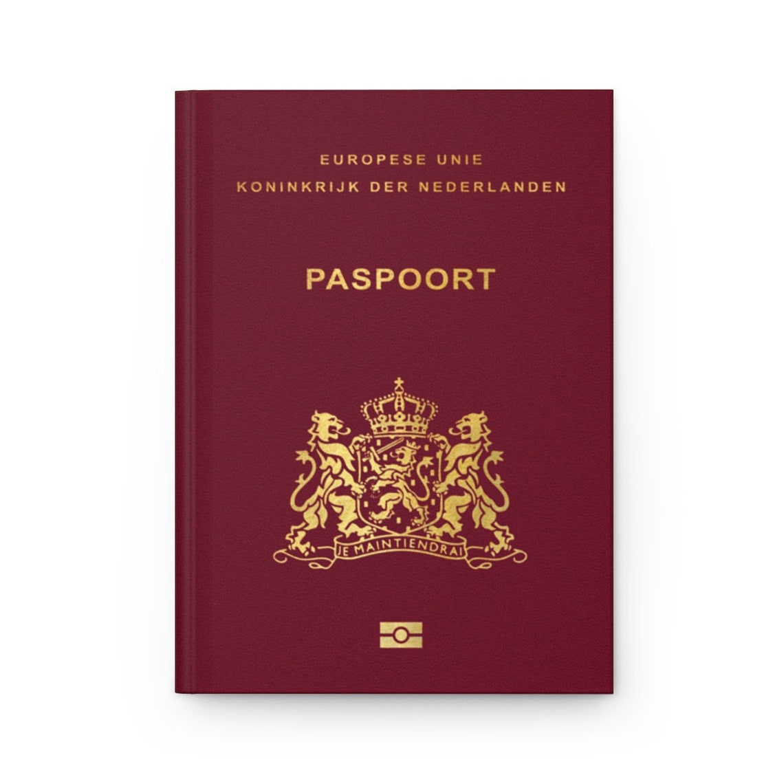 Dutch Passport Hardcover Journal Notebook Best Gift for Citizens of the ...