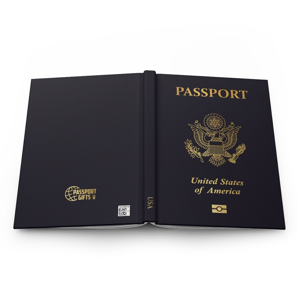USA Passport Hardcover Journal Notebook Best Gift for US Citizens and ...