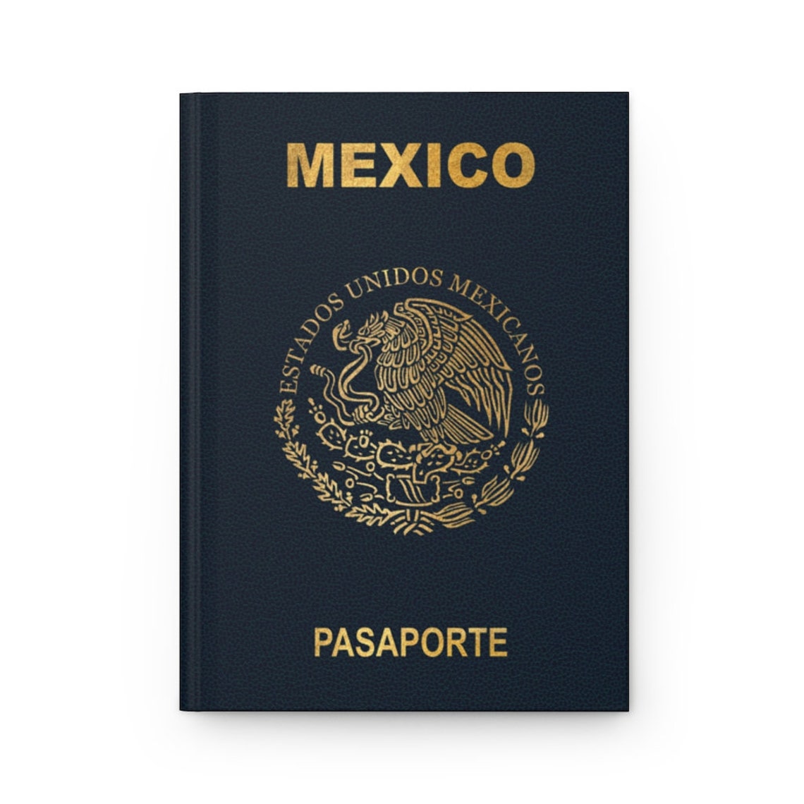 Mexican Passport Hardcover Journal Notebook Best Gift for Citizens of ...