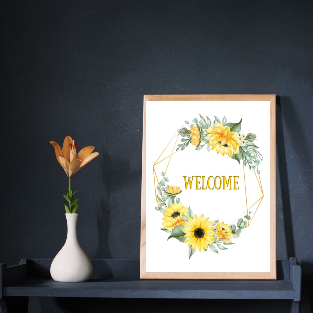 Welcome Sign Template, Instant Download, Printable,digital Download 1 ...
