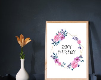 Welcome Sign Template Instant Download Printable Digital - Etsy